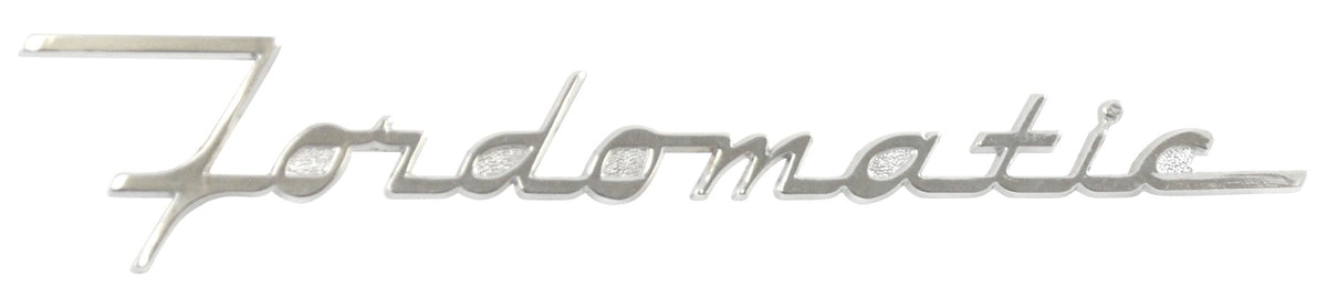 Name Plate, Fordomatic; 1953-55 Car, Station Wagon, 1953-56 Pickup ...