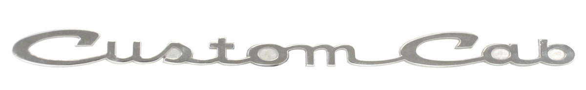 Name Plate, Custom Cab; 1961-66 Pickup – Bob Drake